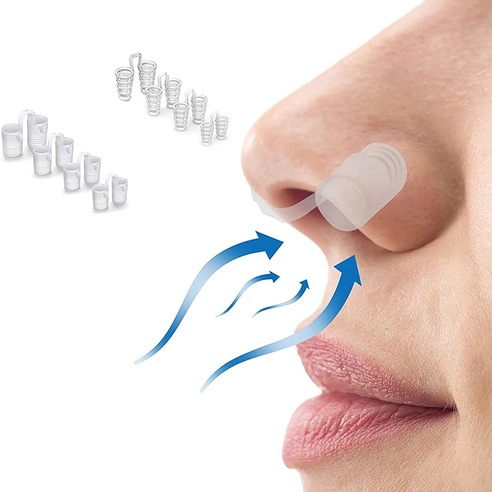 8PCS-Anti-Snoring-Nasal-Dilator-Nose-Clip-Anti-Snore-Stopping-Snoring ...