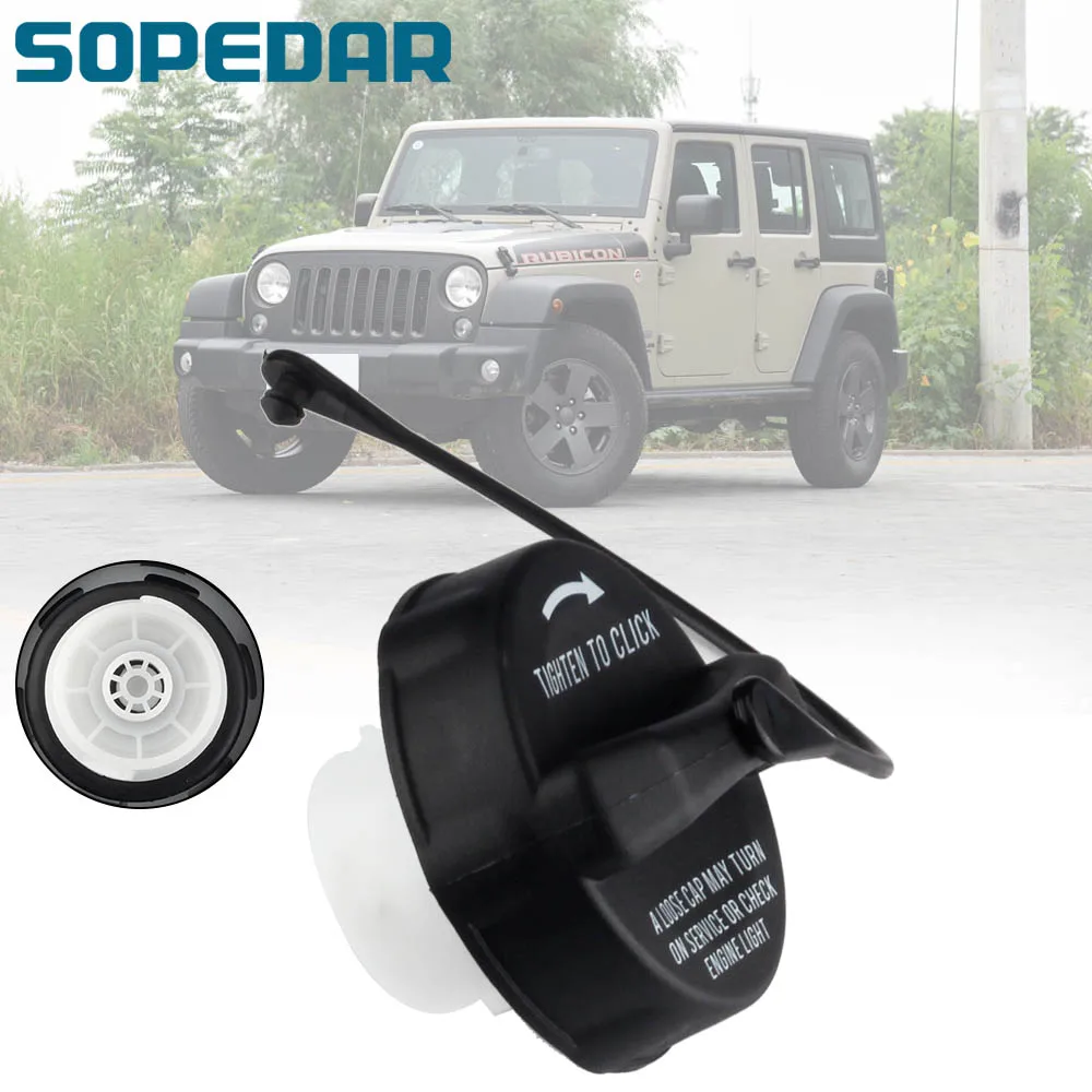 SOPEDAR 자동차 가스 캡 탱크 커버, 52030377AB 5278632AG 타이트 씰, 크라이슬러 닷지 지프 플리마우스 ...