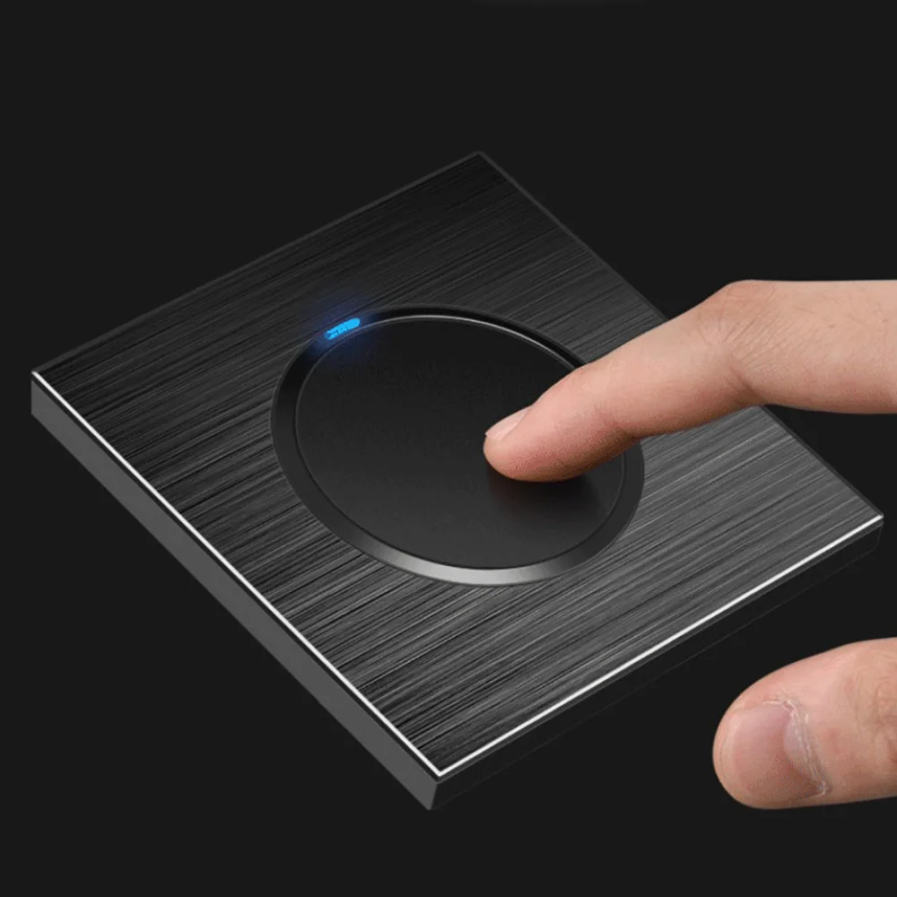 1 Gang 1 Way 2 Gang 3gang Luxurious Random Click On / Off Wall Light ...