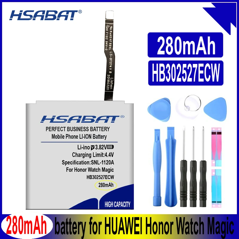 HSABAT-HB302527ECW-280mAh-Battery-for-Huawei-Honor-Watch-Magic-Smart ...
