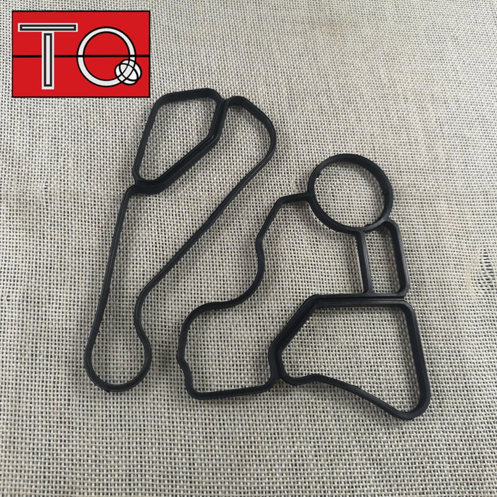 Oil Filter Housing Gasket & Cooler Seal Set For E60 E61 E90 E81 E90 E91 ...