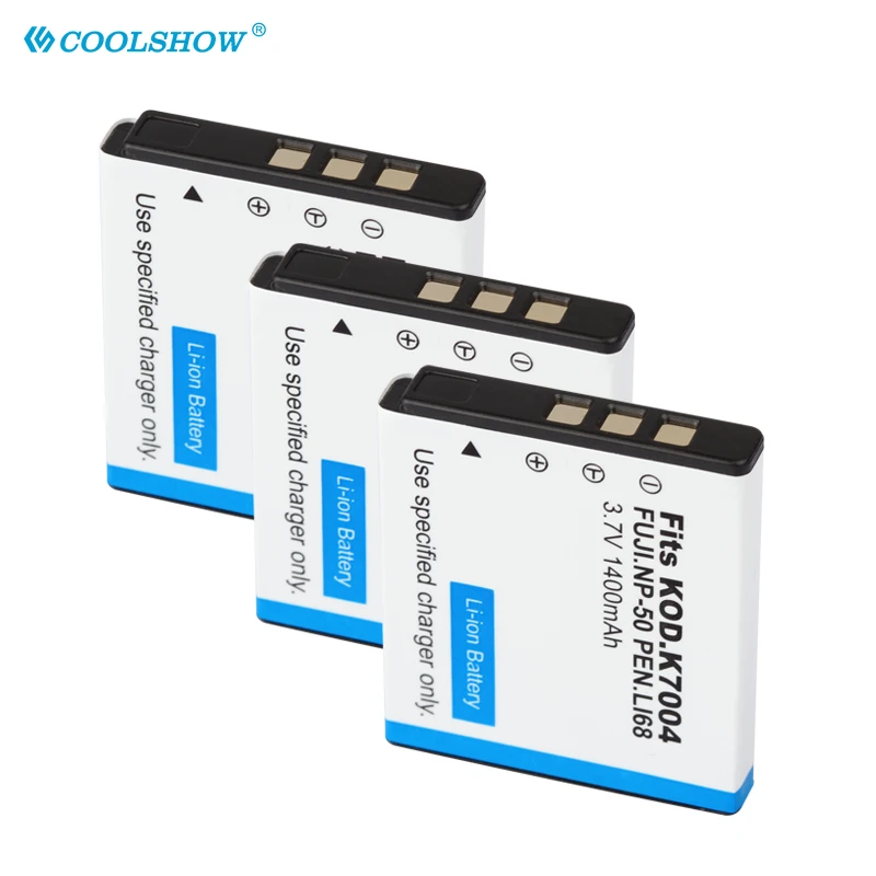 NP-50 FNP50 NP 50 Battery 1400mAh for Fujifilm FinePix F50fd F100fd F60 ...