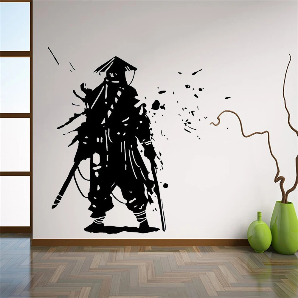 Kendo-calcoman-a-de-Samurai-p-ster-de-Ninja-calcoman-as-de-pared-art ...