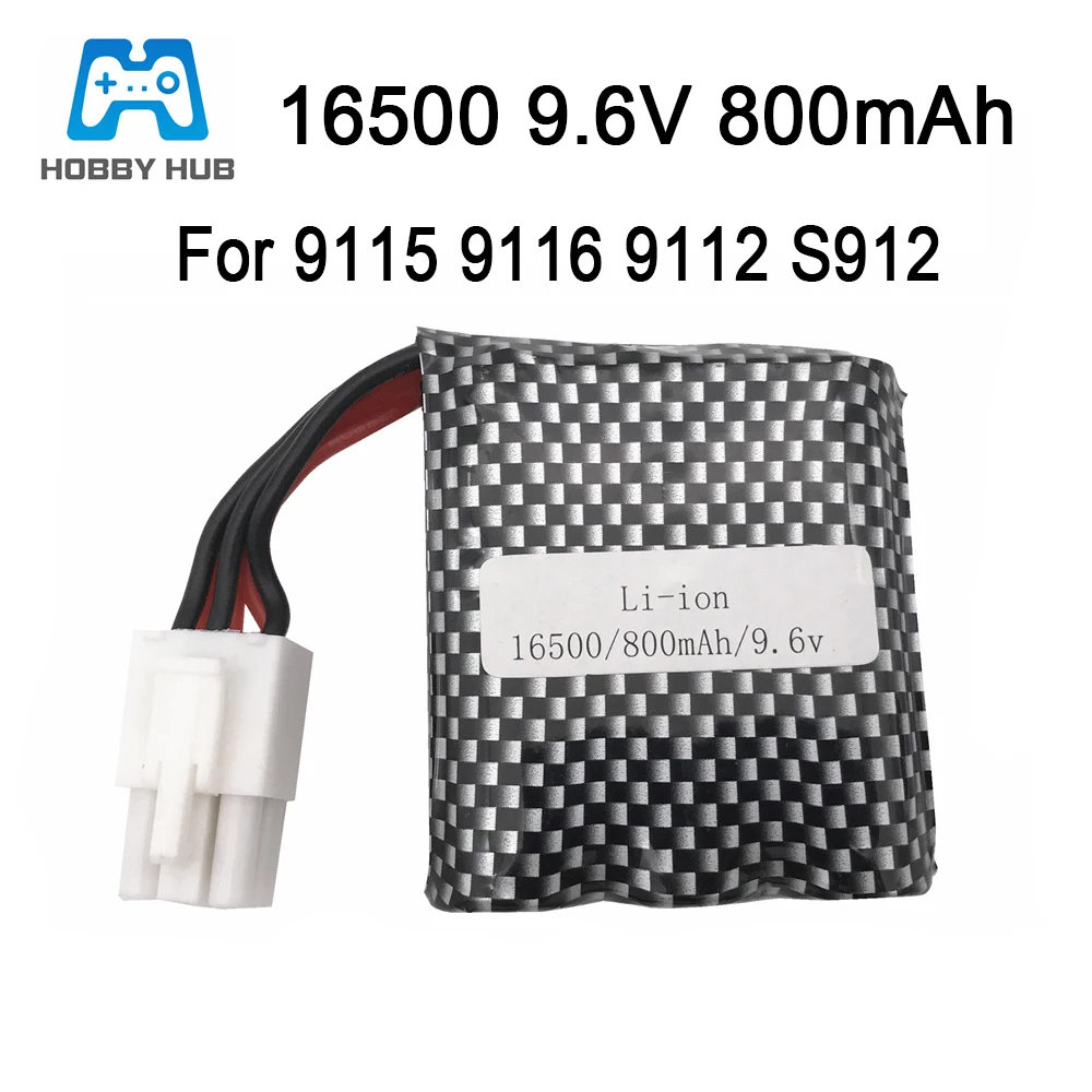 9.6v Li-ion Battery For 9115 9116 S911 S912 Rc Car Truck Spare Upgrade ...