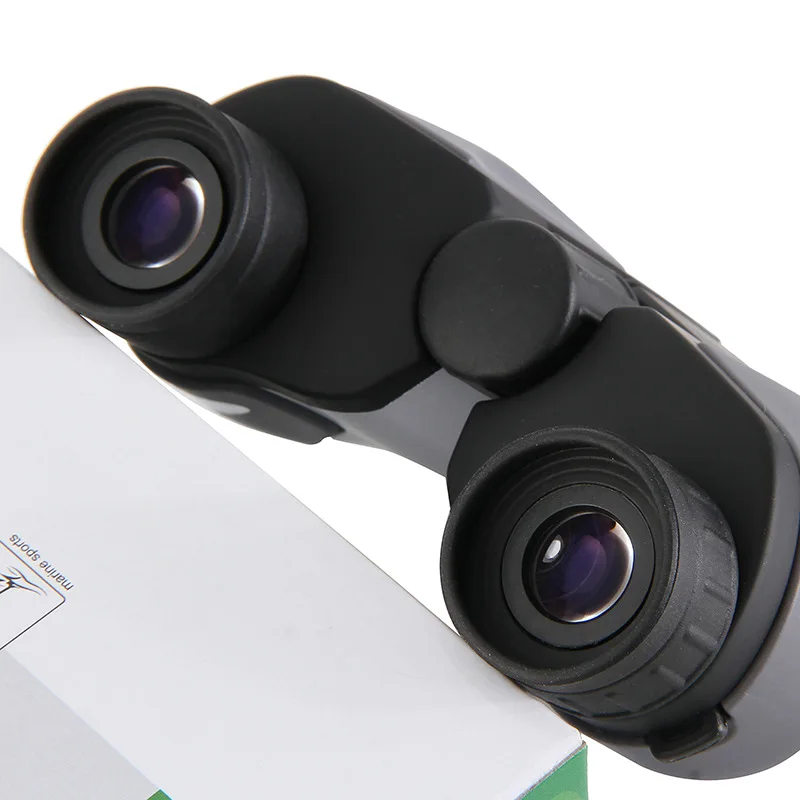 RUMOCOVO®Microscope Binoculaire Pliable 10x22, Faible Luminosité, Vision Nocturne, Zoom ...