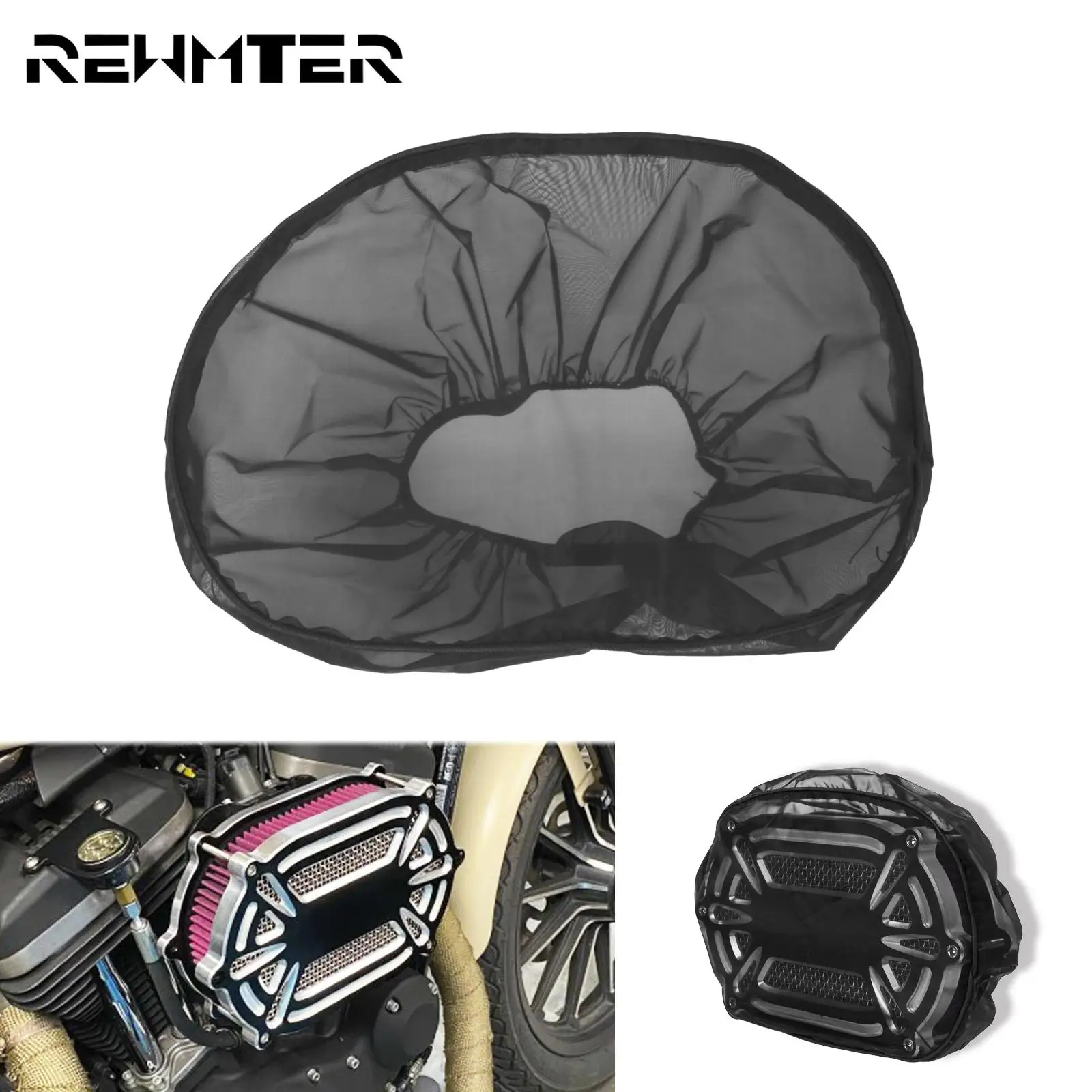 Motorcycle Waterproof Air Filter Rain Sock Air Intake Cleaner Dustproof ...