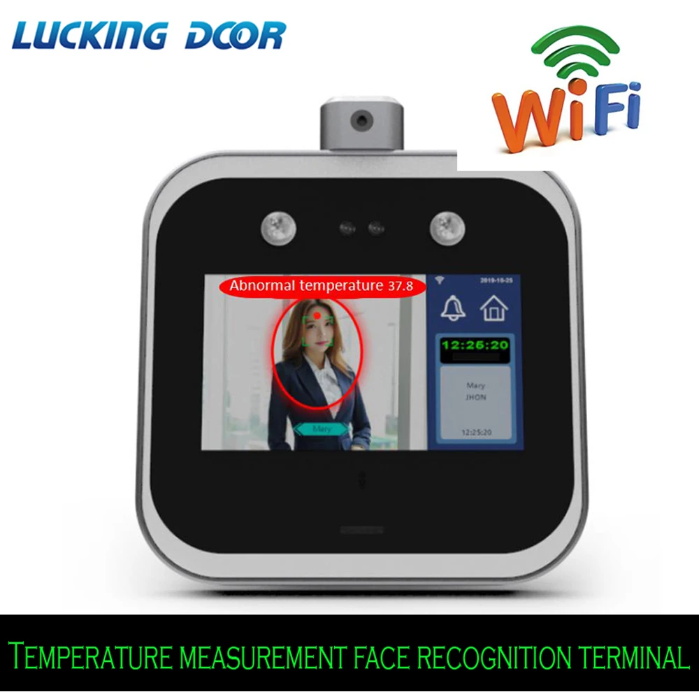 5-inch-Touch-Screen-wifi-Temperature-measurement-face-recognition ...