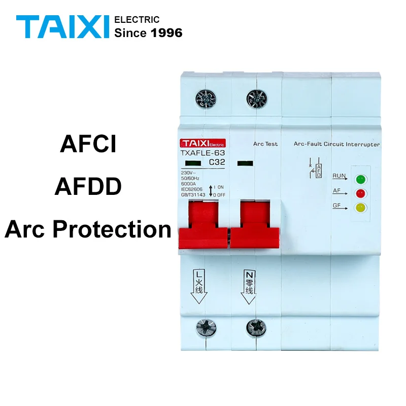 AFCI Arc Fault Circuit Breaker Interrupte AFDD Arc Protector Detector ...