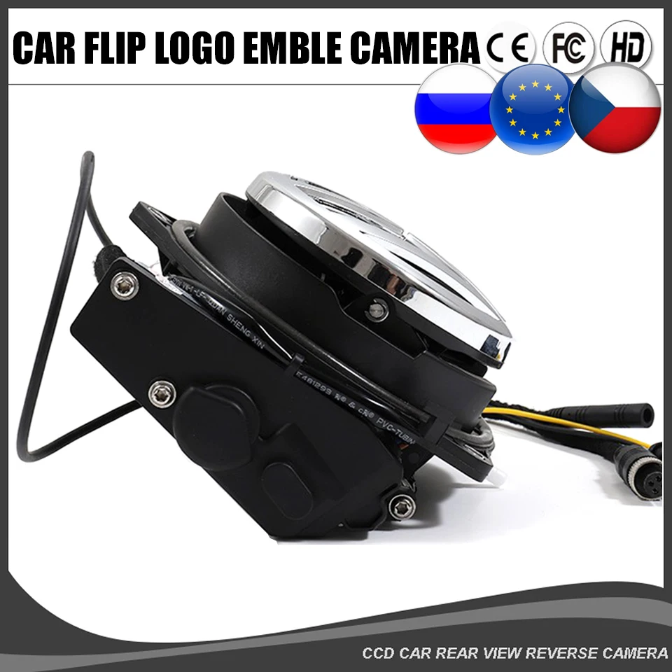 For Vw Emblem Rotating Rear View Camera Vw Logo Flipping Backup Camera ...