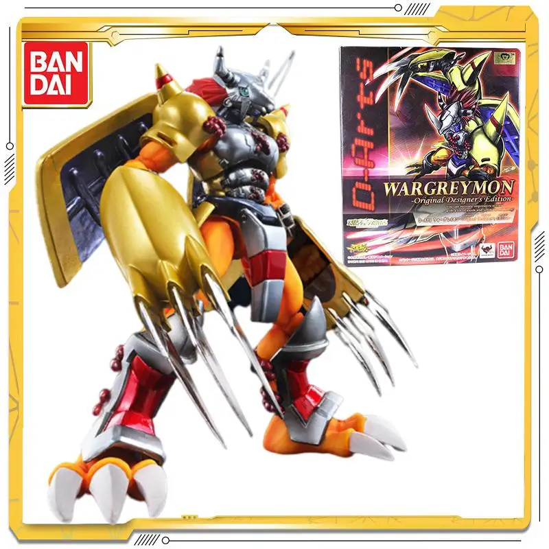 Original BANDAI Digimon Adventure D Arts SHF War Greymon Model Toy ...