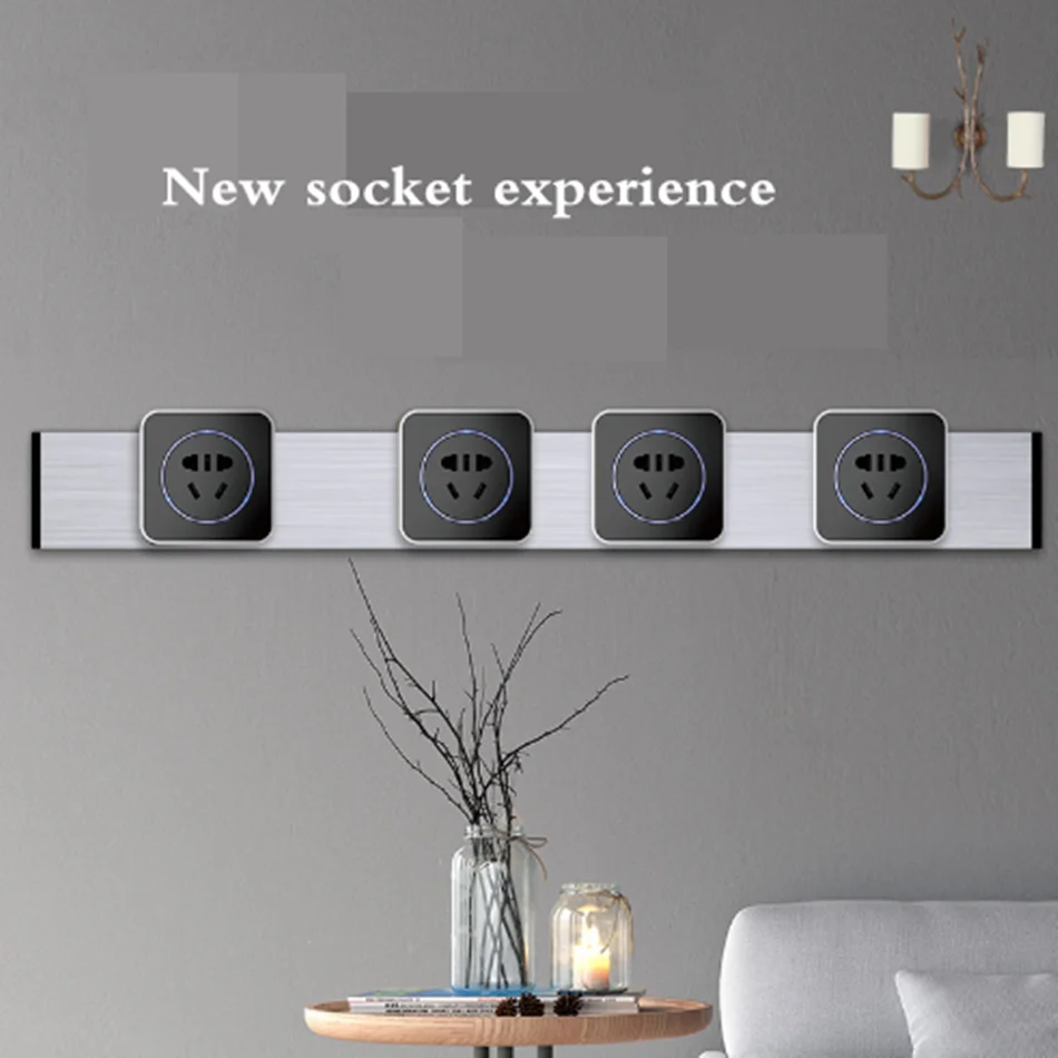 Flytise Prese da binario universali a 3 pin Prese di corrente ...