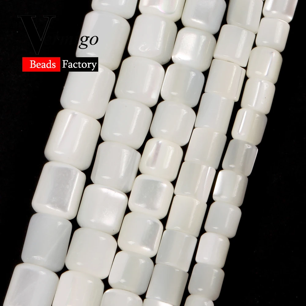 Natural-White-Seashell-Shell-Tube-Shape-Beads-for-Jewelry-Making-4-5 ...