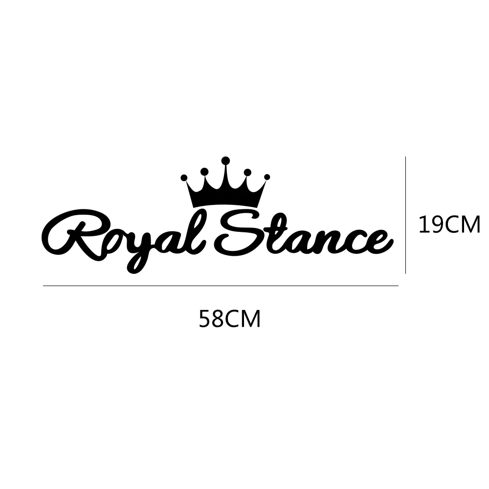 Royal Stance Sticker