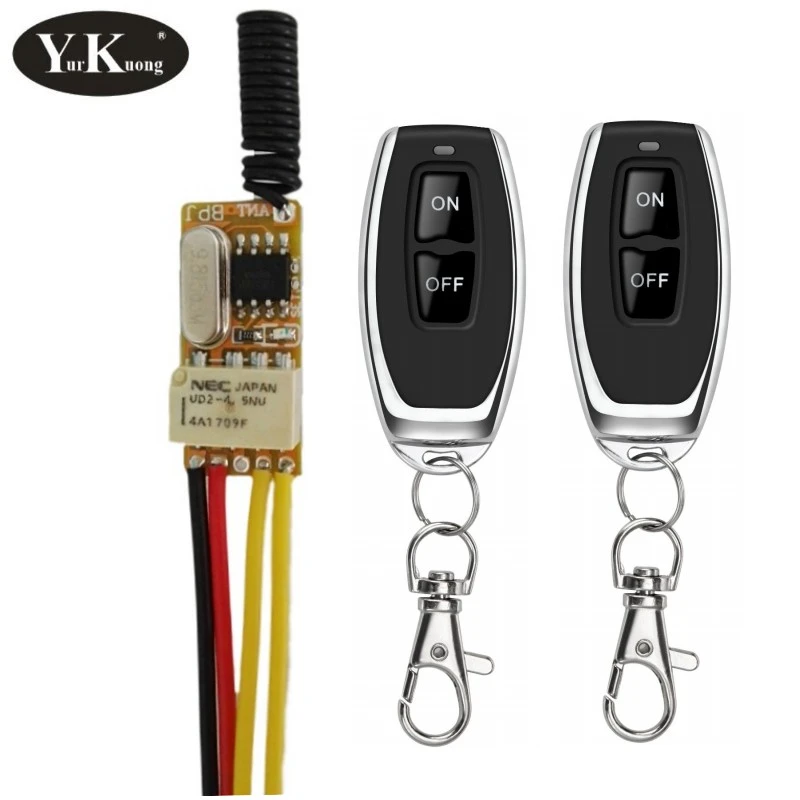 3.7v Tiny Rf Remote Switch 433 315 4.2v 4.5v 5v 6v 7.4v 9v 12v Small ...