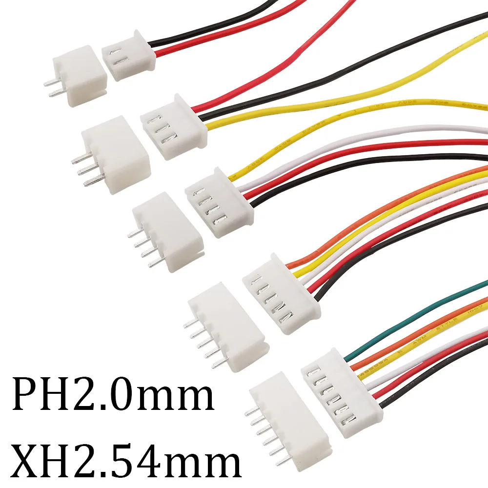 5Set-Micro-JST-PH2-0mm-XH2-54mm-Male-Female-Wire-Connector-Kit-JST-2-3 ...