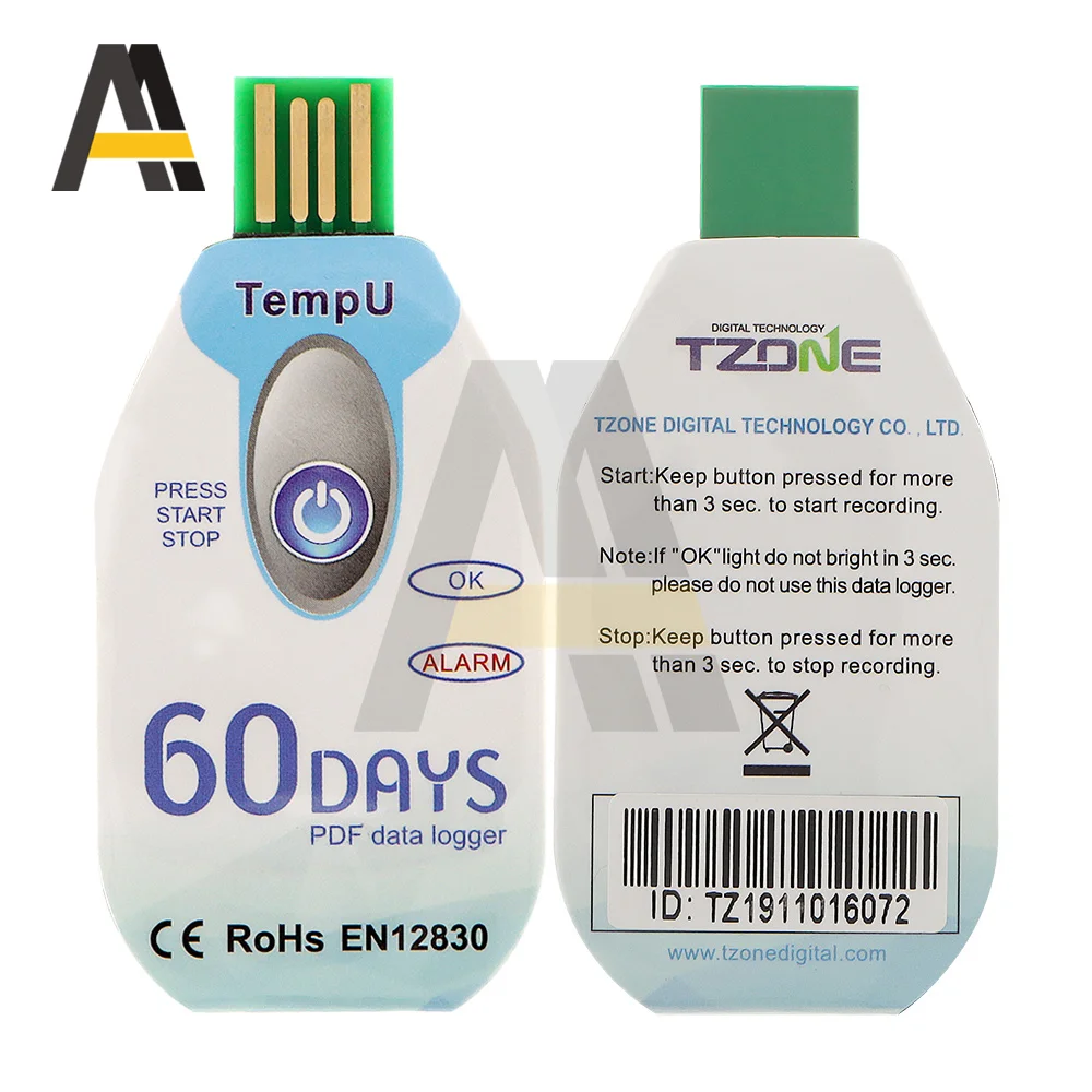 Simple Temperature Data Logger USB Port Temperature Recorder Portable ...