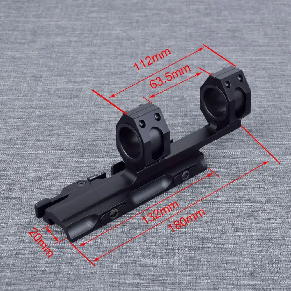 Tactical Optical Sight Mount 25.4mm 30mm Weaver Picatinny Rings ...