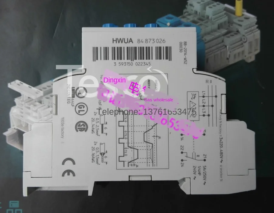 HWUA 84873026 84873025 Crouzet original Gnoss relé de secuencia de fase ...