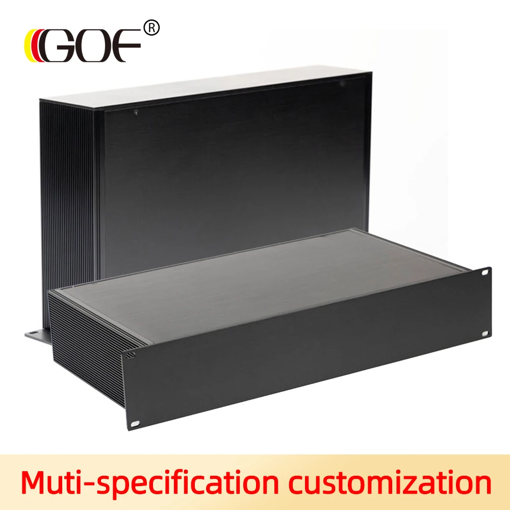 Aluminium Project Case Digital Communication Network 19Inch 2U Rack ...