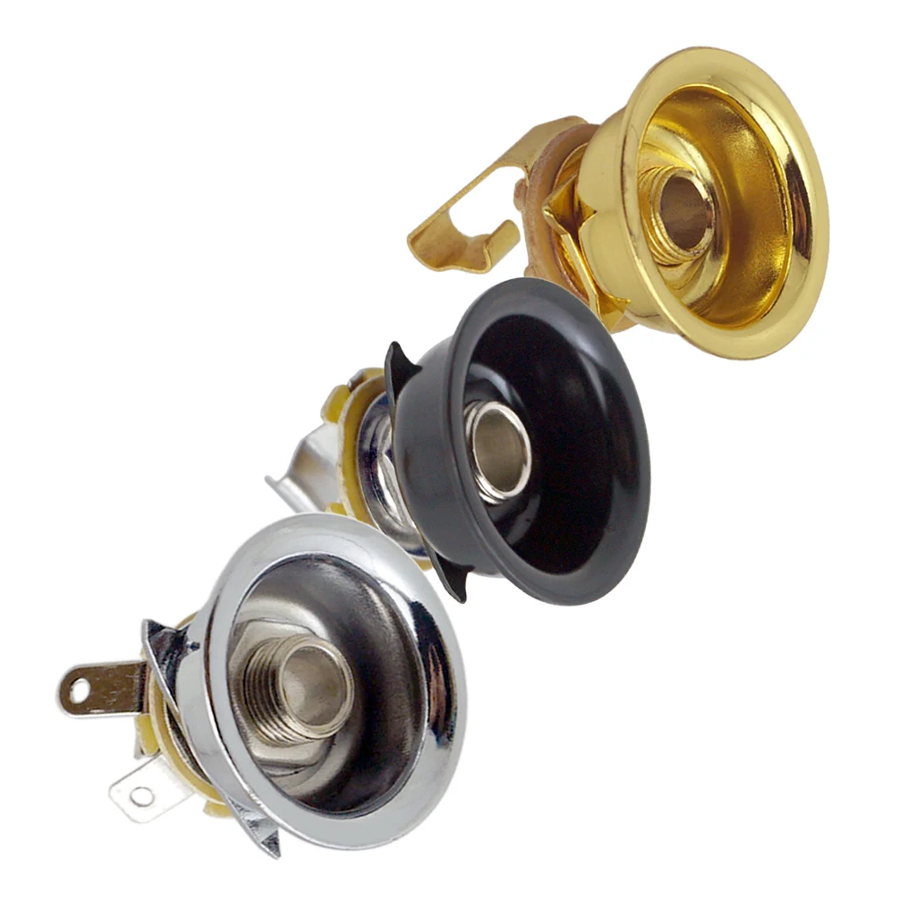 6.35mm 1/4' Jack Plug Socket Output Plate for Telecaster TL Guitar ...