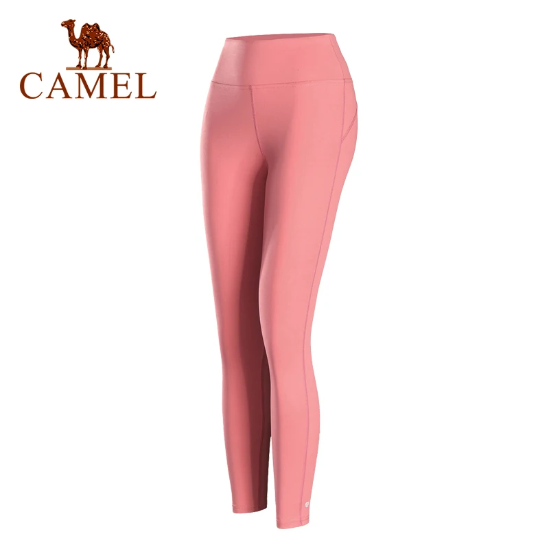 CAMEL Yoga Pants Leggings Sport Women Fitness High Waist Pilaties ...
