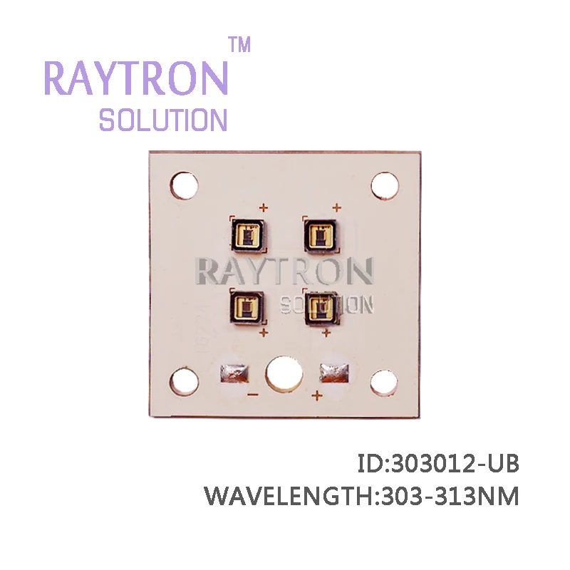 308nm uv ledチップ白色スポット治療皮膚病医療検査uvランプのdowa ledチップ4 led 308nm uvb ledダイオード