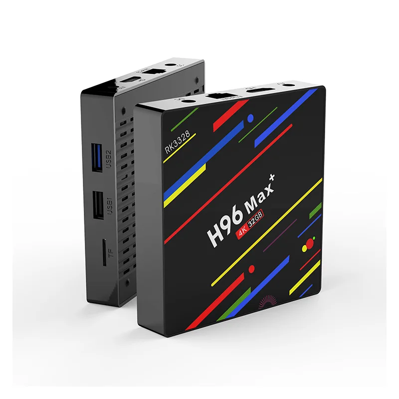 H96 MAX Plus tv box Android 9,0 4G64GB Rockchip RK3328 USB3.0 H.265 4K ...