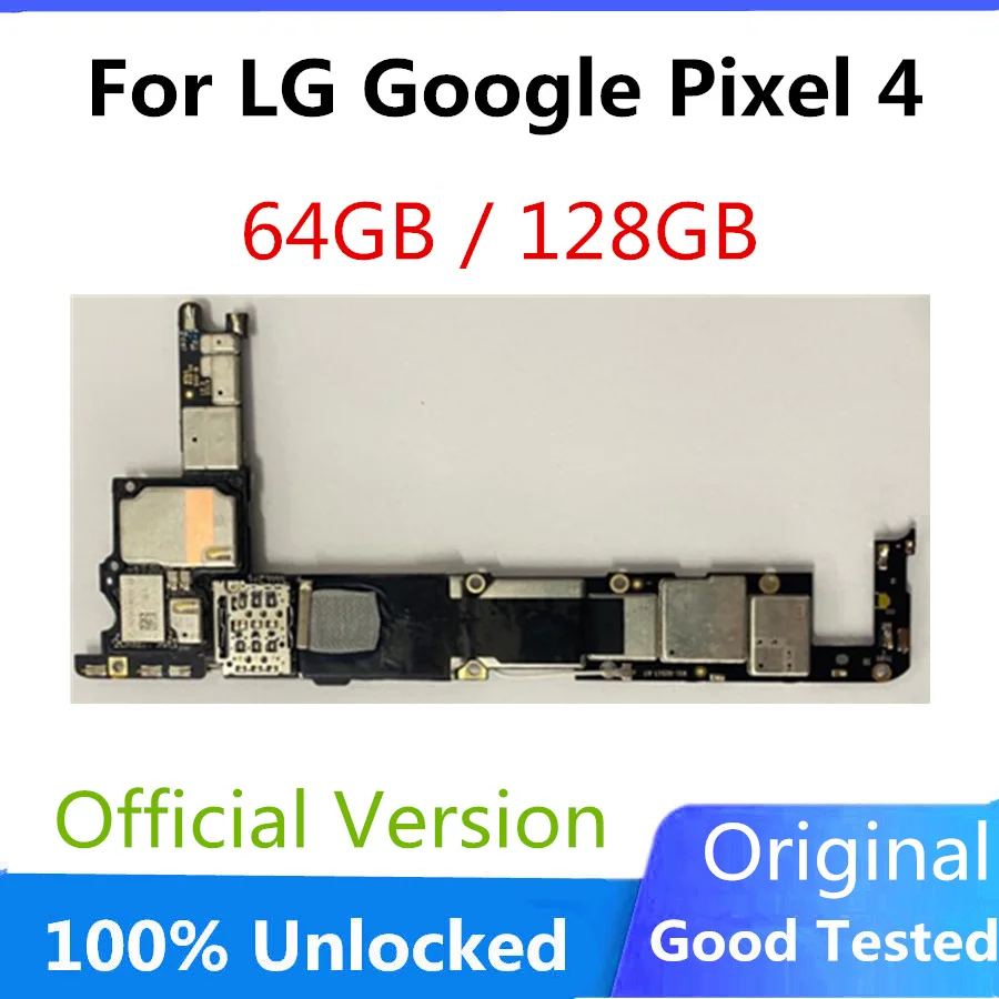 Original Unlocked For Google Pixe4 Pixel 4 Xl 4xl Motherboard Logic ...