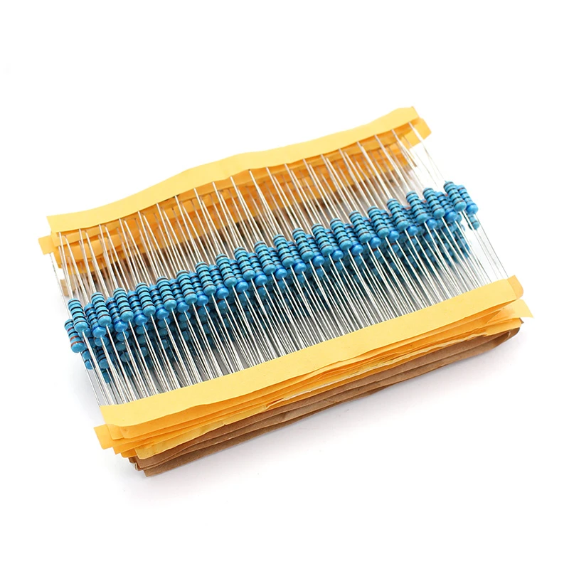 300pcs Resistor Kit 1/2W 1% 30values X 10pcs Metal Film Resistance 0.1 ...