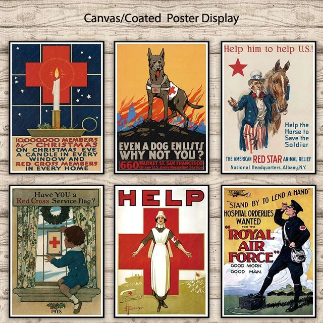 World War 1 Red Cross Posters