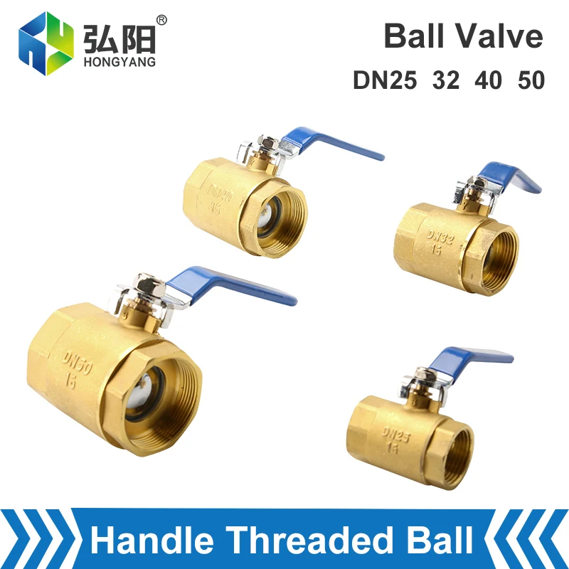 Internal-Thread-Brass-Ball-Valve-Handle-Joint-Copper-Pipe-Adapter ...