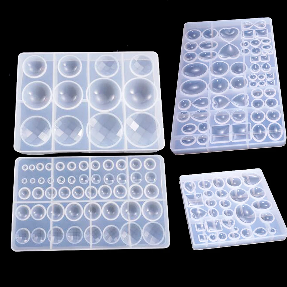 Assorted Basic Shapes Silicone Mould Handmade Earring Mold Craft ...