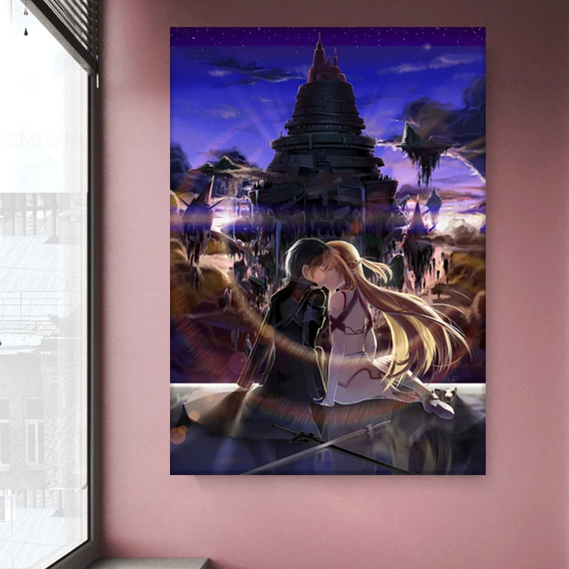 Sword Art Online Canvas Art at Caitlyn Lavater blog