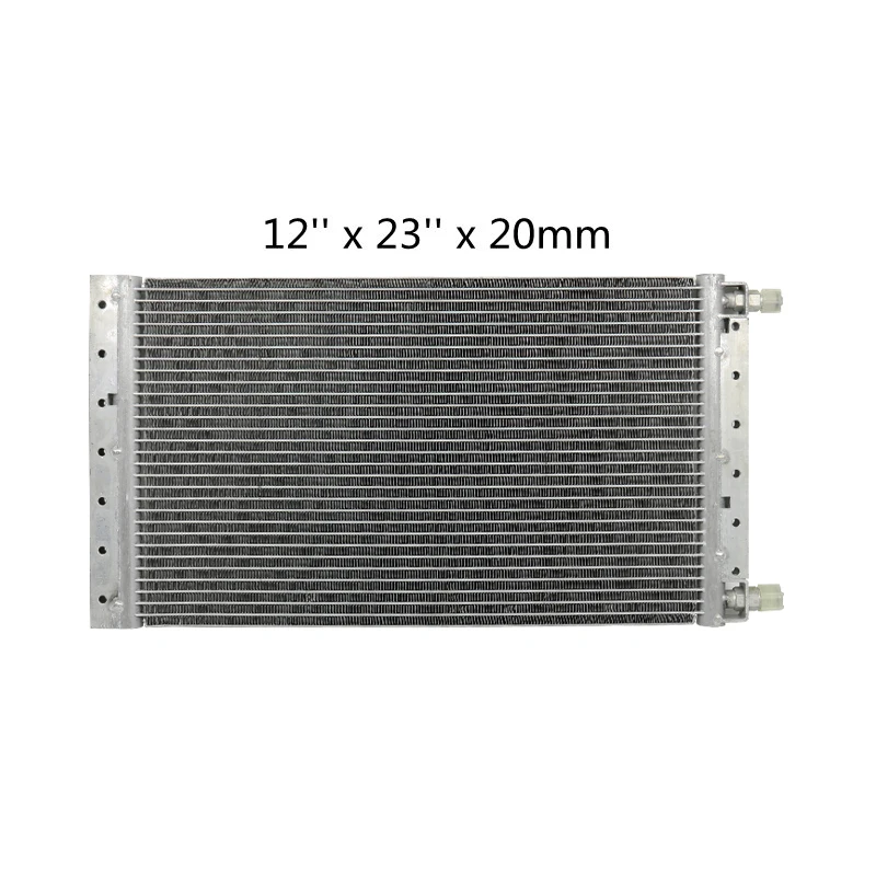 Universal Air Conditioning Aluminum Radiator Condenser 12" x 23" x 20mm ...