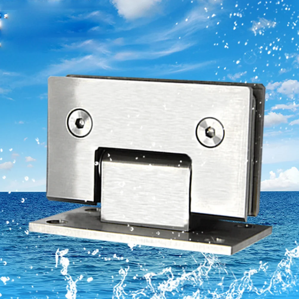 Durable Frameless Door Fittings Chrome Clip Glass Clip Shower Door ...