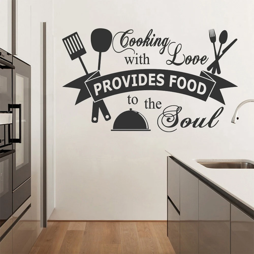 Wall Décor Signage Season Everything With Love Kitchen Wall Decal ...