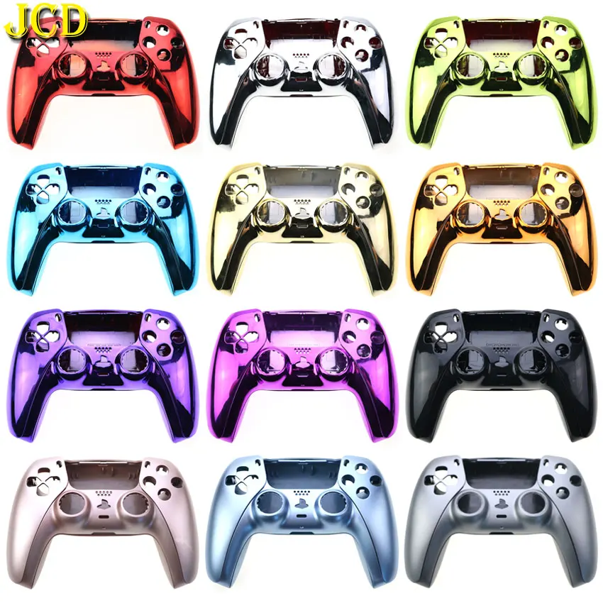 Replacement Chrome Plastic Hard Front Back Housing Covers For Sony PlayStation 5 Controller ...