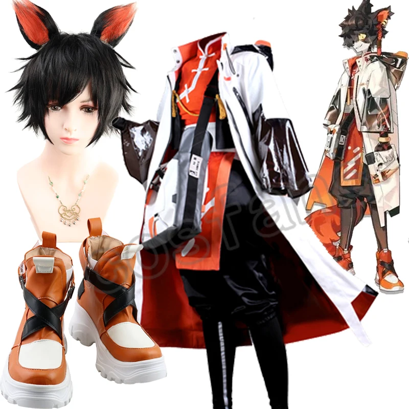 Game-Arknights-Cosplay-Aak-Costume-Men-Halloween-Costume-Christmas ...