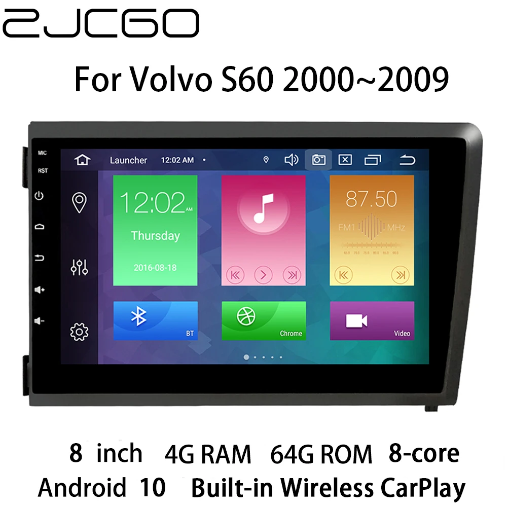 Stereo Car Multimedia Player GPS Rádio Navegação S60 Tela Android para ...