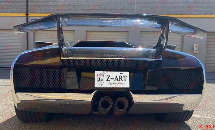Z ART carbon fiber LP670 SV rear spoiler for Lamborghini Murcielago ...