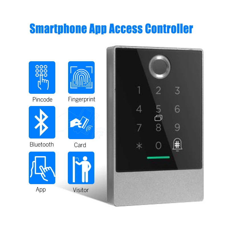 K2F Semiconductor ลายนิ้วมือ Touch ปุ่มกดกันน้ำสมาร์ทโฟน APP ACCESS ...