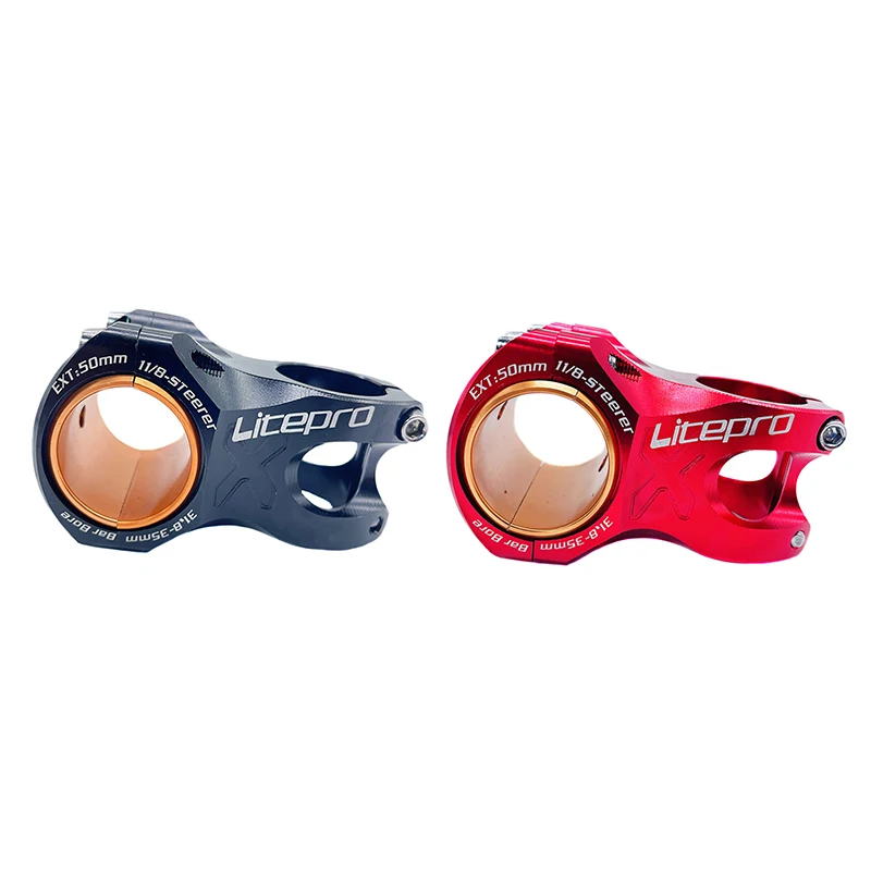Litepro Road Bicycle Stem 31.8X50mm Short Stems Lightweight Handlebar ...