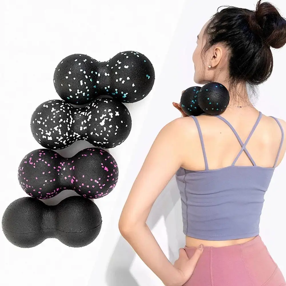 Mini Epp Fitness Ball Double Lacrosse Massage Ball Mobility Peanut Ball