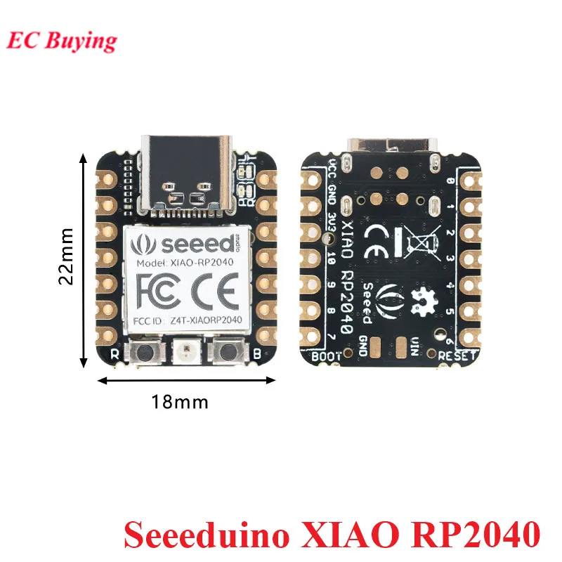 Microcontrolador Seeeduino Xiao Samd21 Samd21g18 Rp2040 Cortex Usb Hill Shield Display Oled ...
