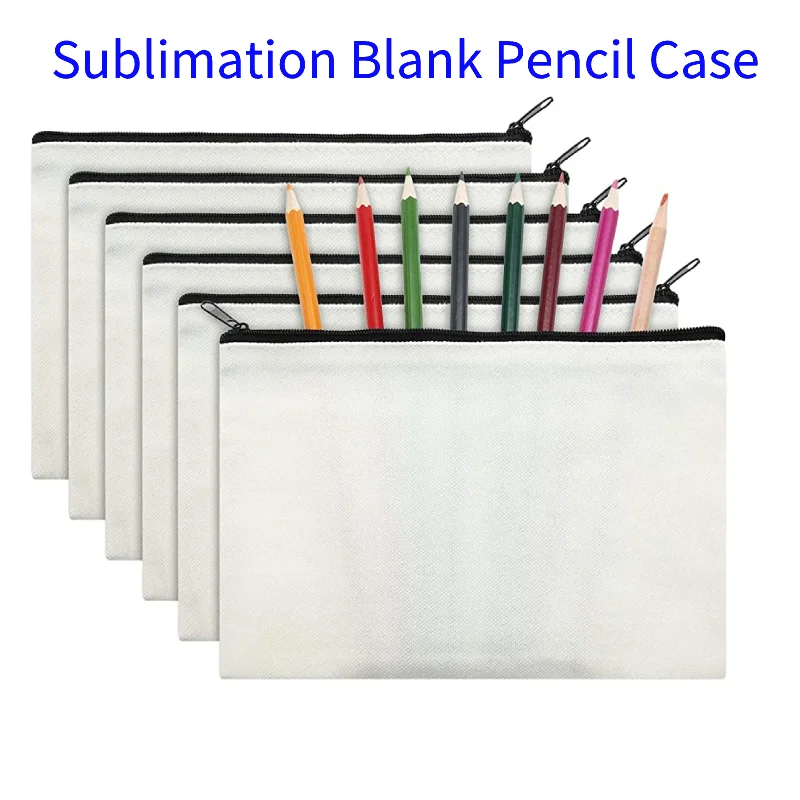 Sublimation Blank Makeup Bags Pencil Case Custom Printing Image Logo ...
