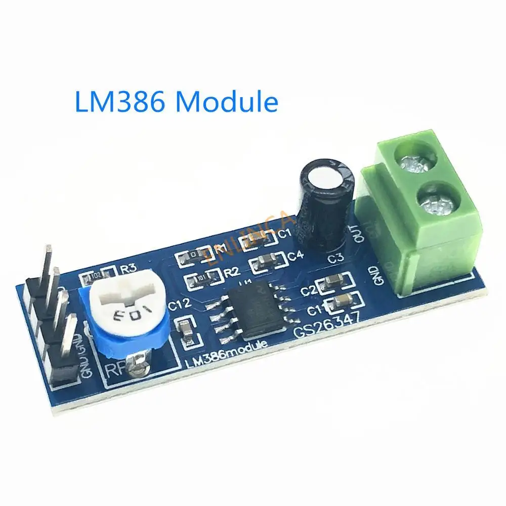2 stücke LM386 modul Audio Verstärker Modul 200 Mal 5 V 12 V Eingangs ...
