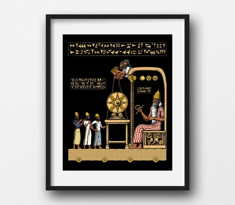 Ancient Sumerian Alien Art