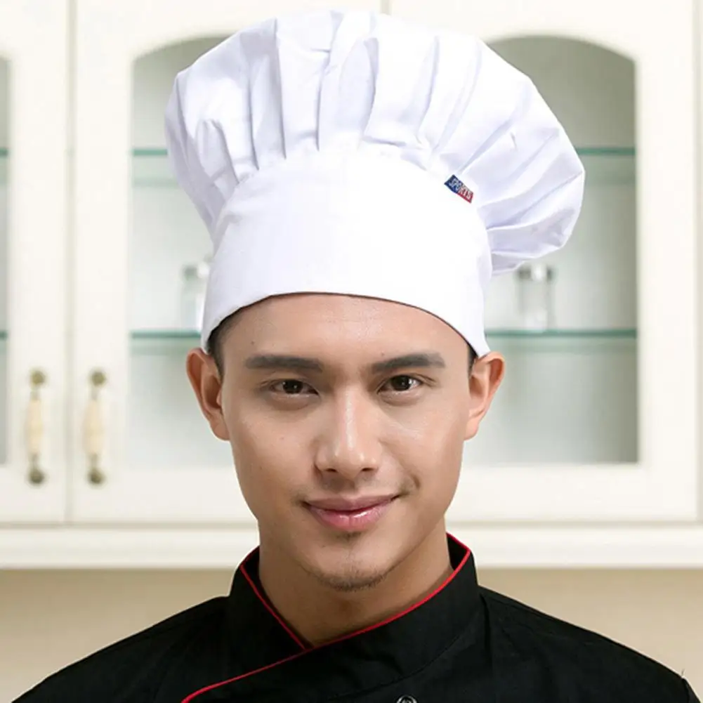 Professional-Stretchy-Adjustable-Men-Cap-Kitchen-Cook-Baker-Catering ...