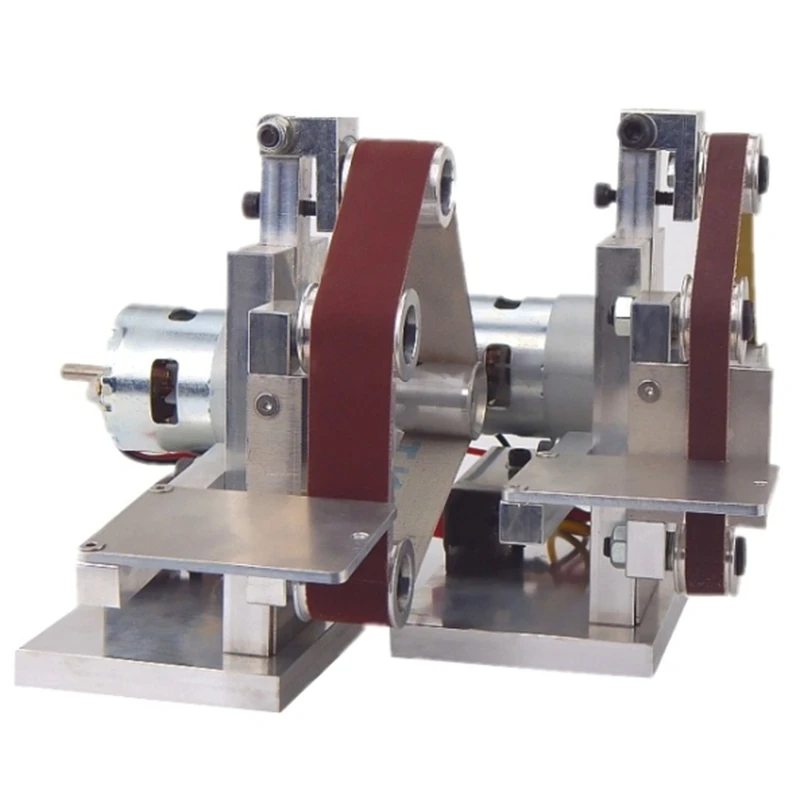 DIY Mini Belt Sander Bench Mount Grinder Polishing Grinding Machine ...