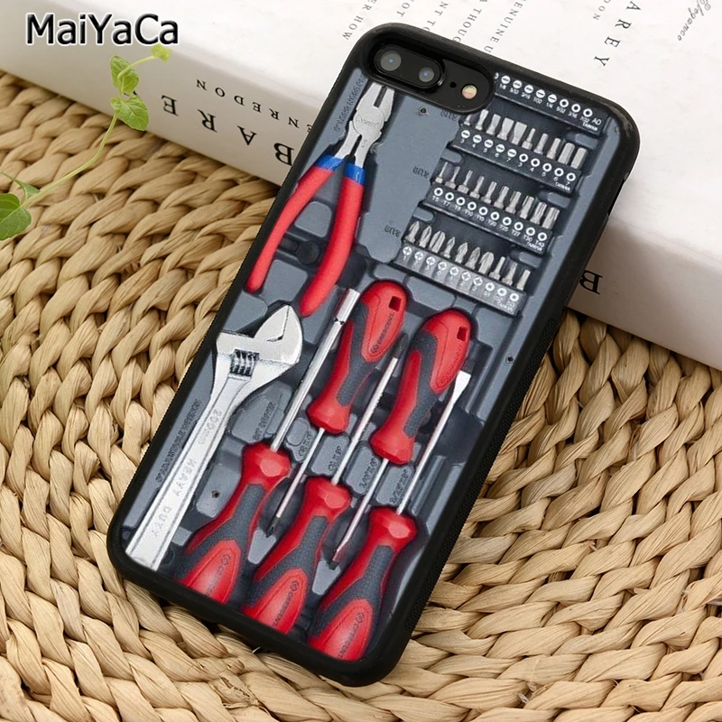 MaiYaCa TOOLBOX TOOLKIT TOOLS Phone Case For iPhone 5 6S 7 8 plus 11 12 ...